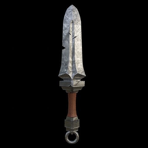 3D model Dagger sword VR / AR / low-poly | CGTrader