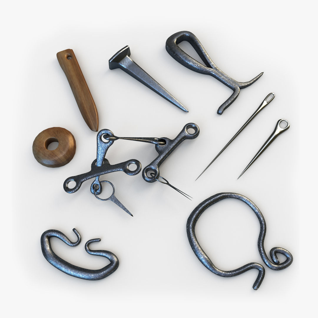 Medieval Tools 3D model | CGTrader