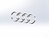 Audi logo 3D model 3D printable | CGTrader