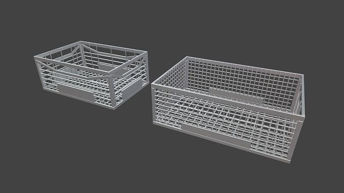 3D model Metallic Cages VR / AR / low-poly | CGTrader