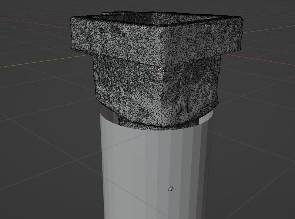 3D model 4K Concrete Brick Hole Well Photoscan VR / AR / low-poly ...