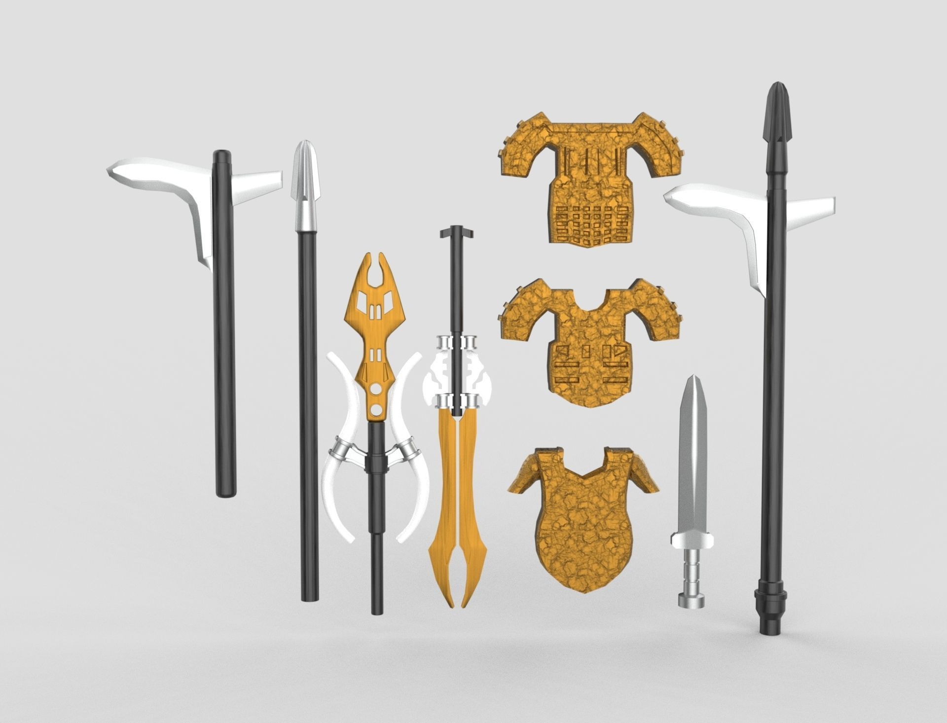 lego Weapon free 3D model | CGTrader