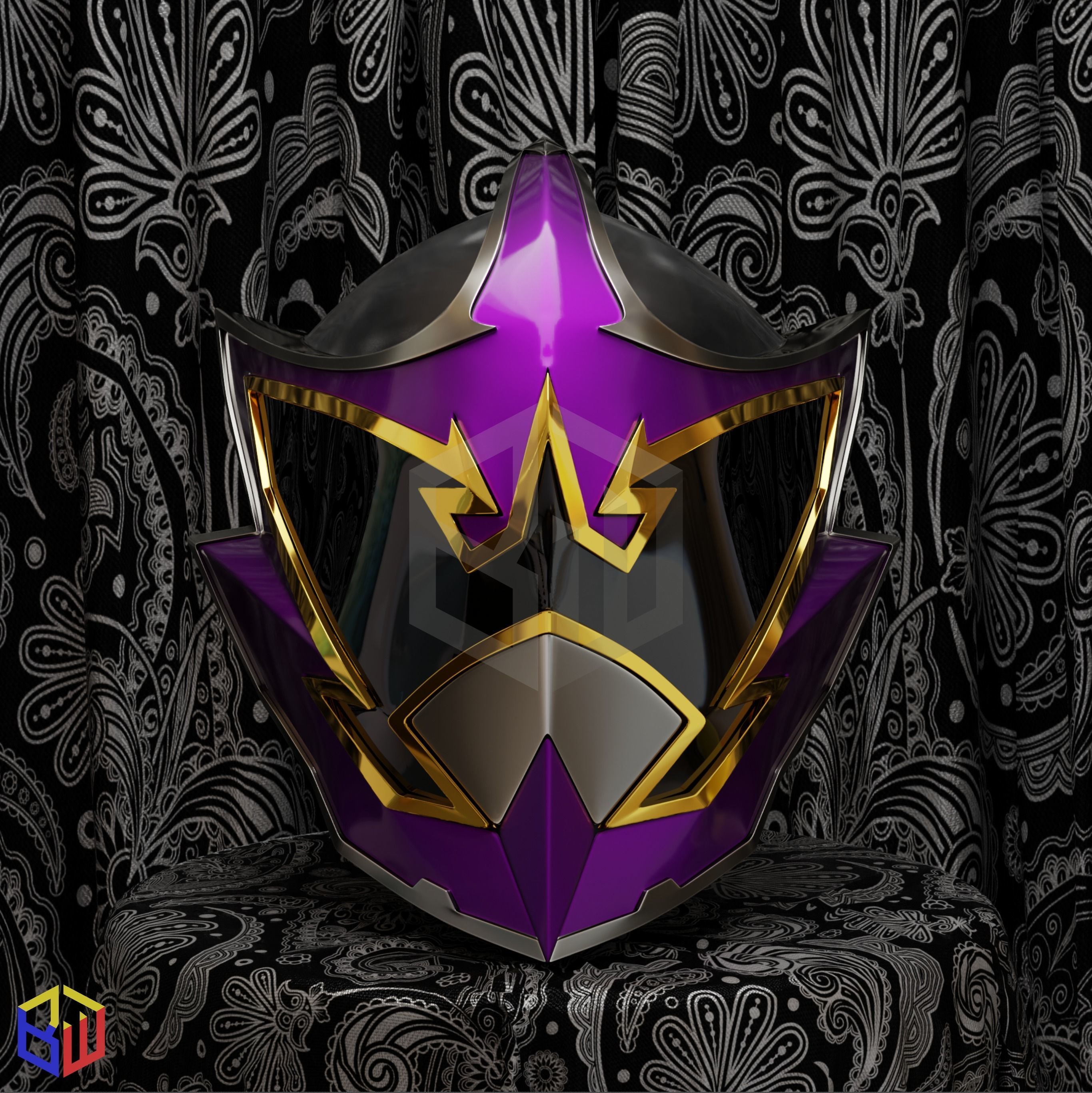 Power Rangers Koragg the Knight Wolf Helmet 3D model 3D printable ...
