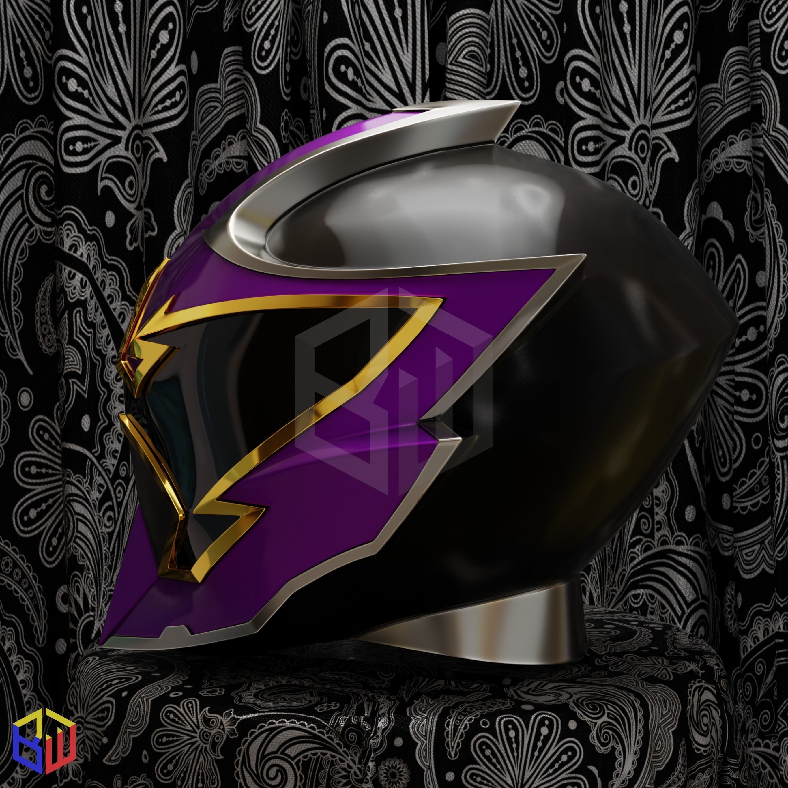Power Rangers Koragg the Knight Wolf Helmet 3D model 3D printable ...