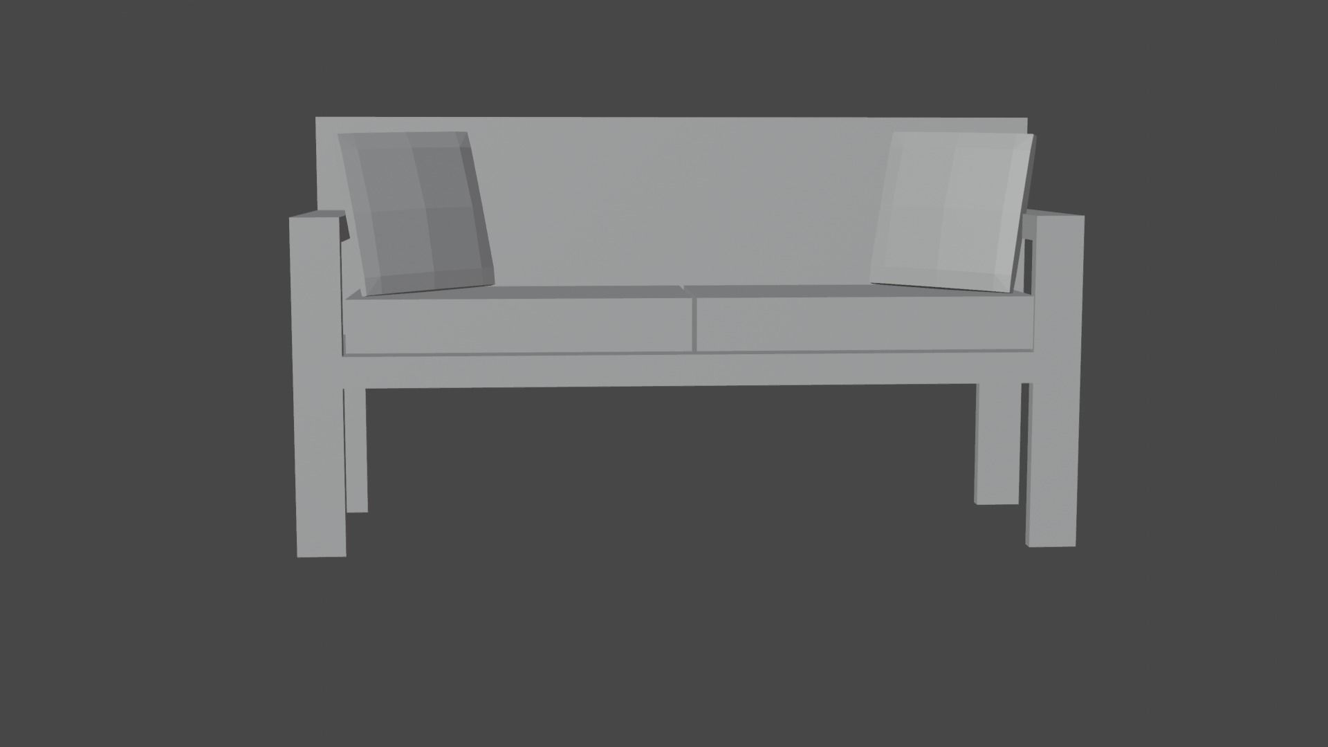 3D model Sofa Couch PS1 PSX style VR / AR / low-poly | CGTrader