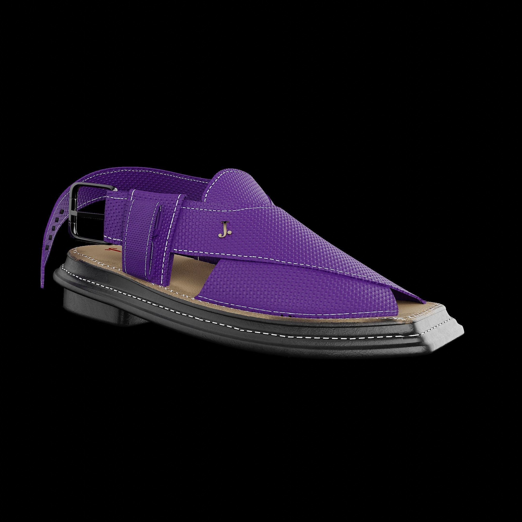 Peshawari Chappal Shoe Sandal 3D model | CGTrader