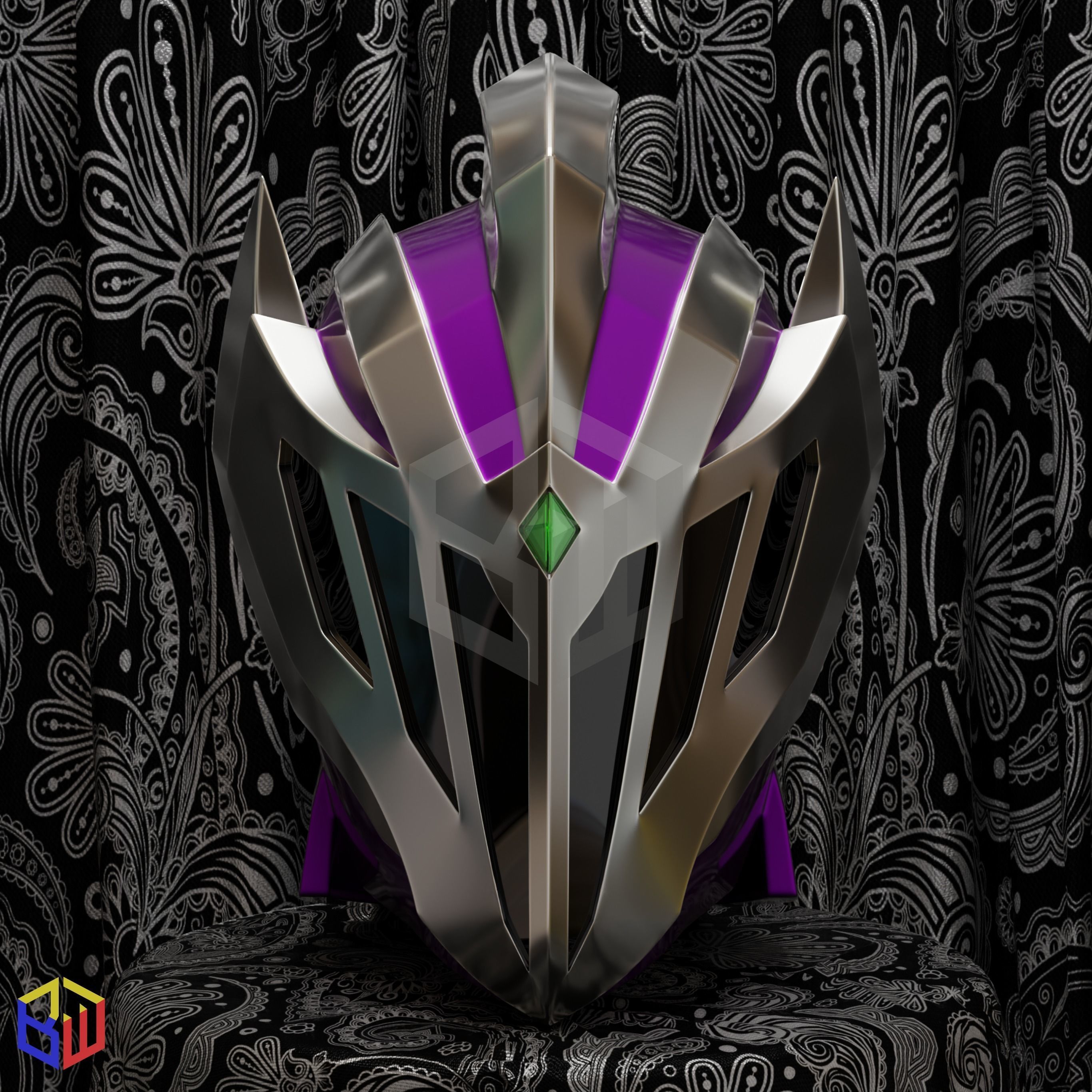 Power Rangers Void Knight Helmet 3D model 3D printable | CGTrader
