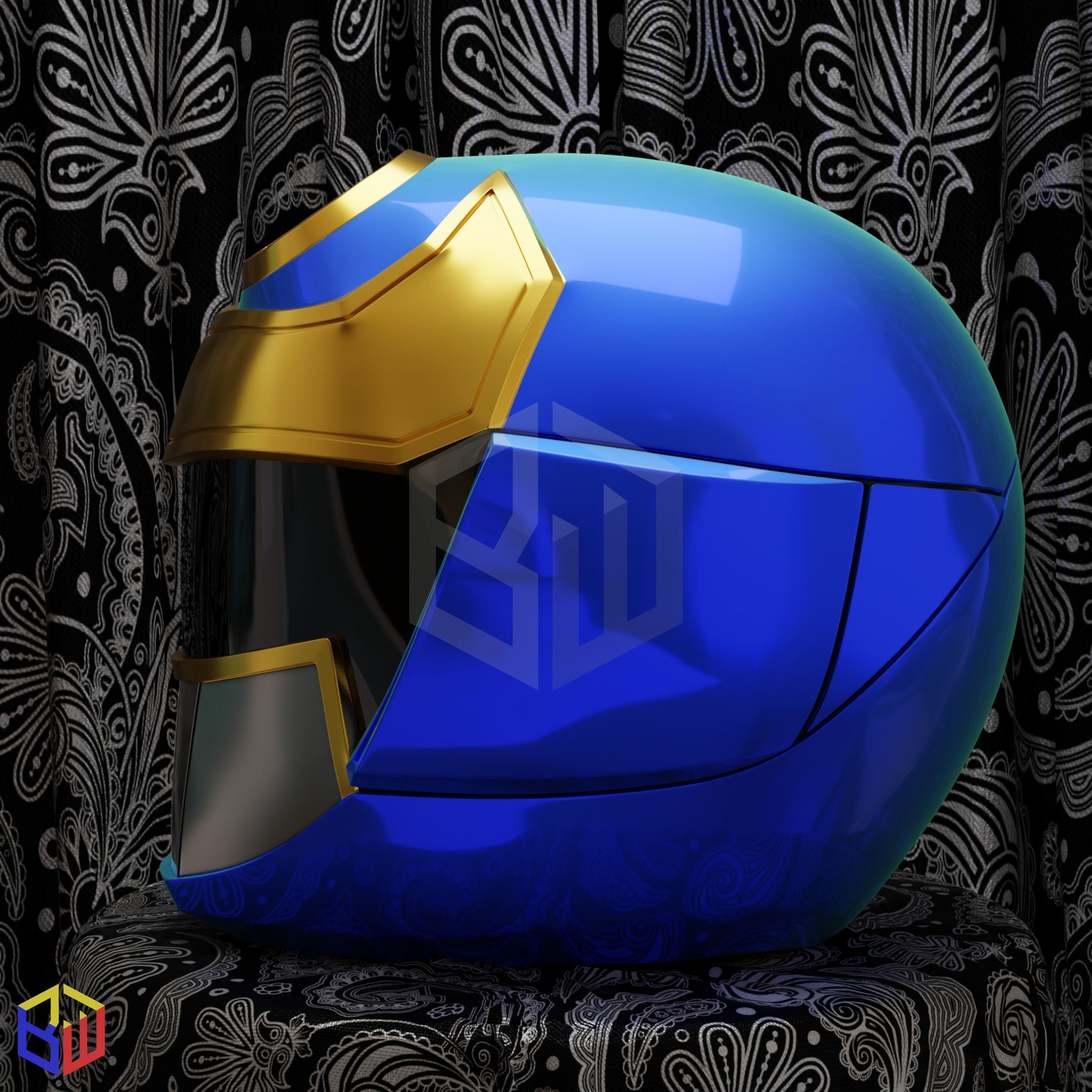 Power Rangers Ninjor Ranger Helmet 3D model 3D printable | CGTrader
