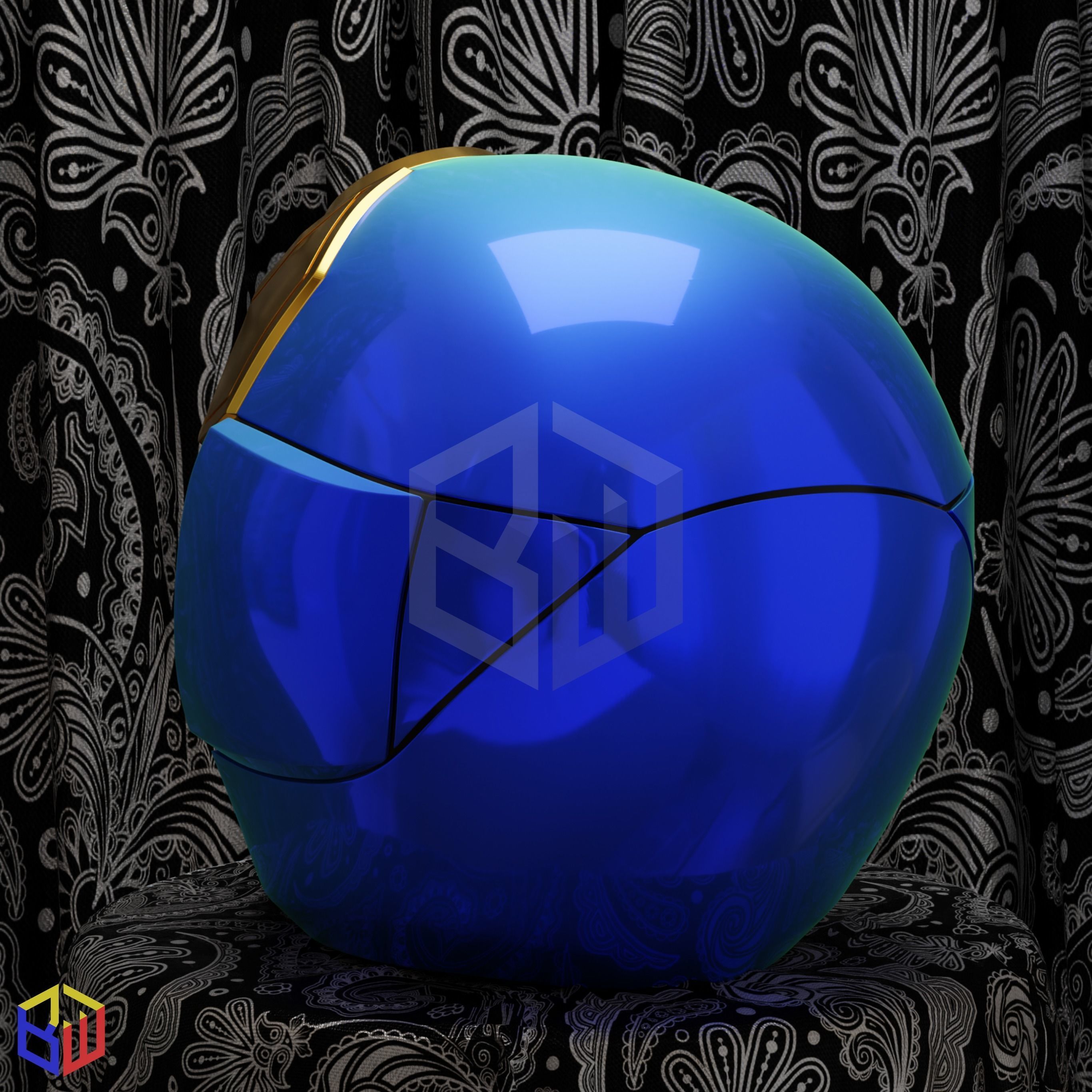 Power Rangers Ninjor Ranger Helmet 3D model 3D printable | CGTrader