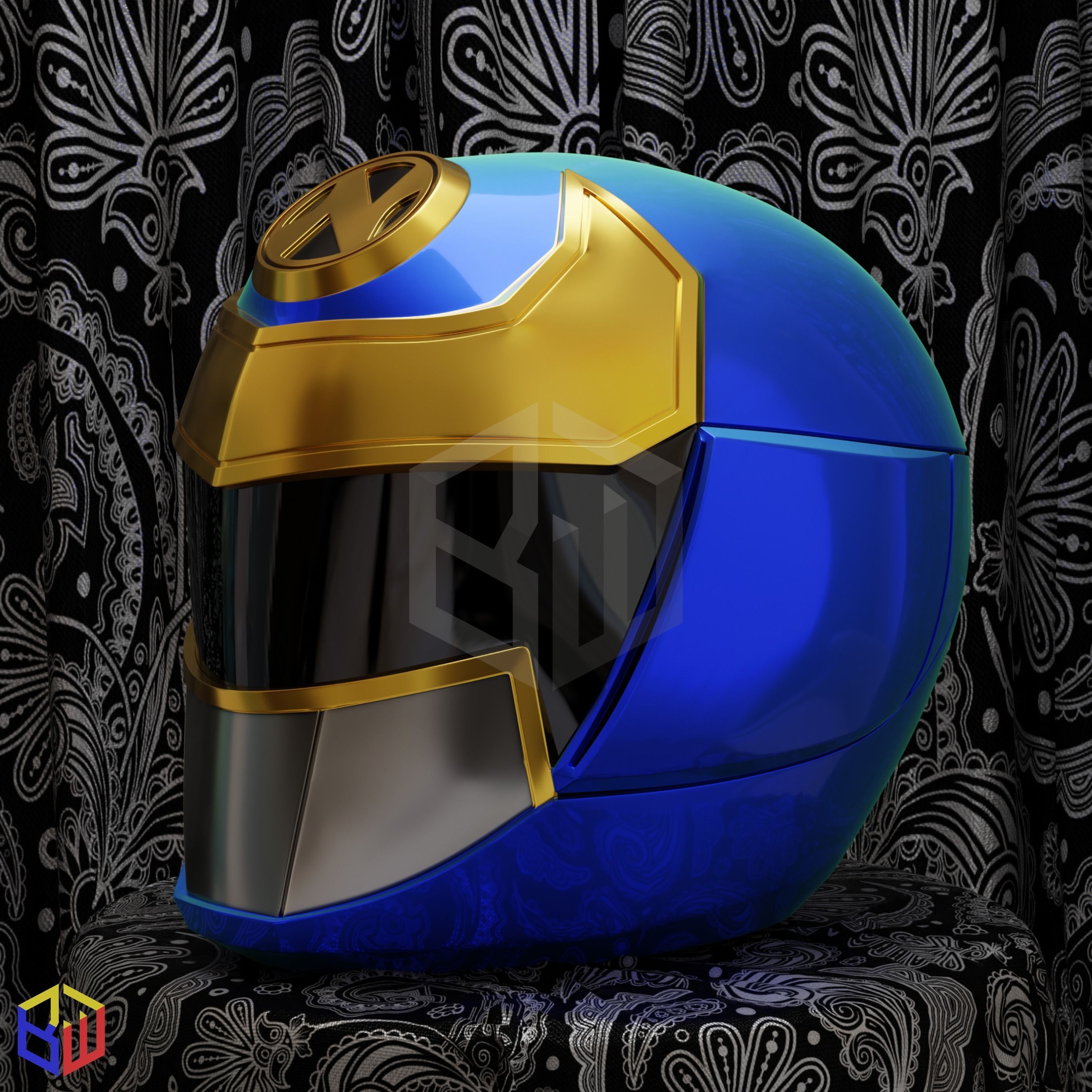Power Rangers Ninjor Ranger Helmet 3D model 3D printable | CGTrader