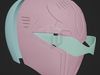 Power Rangers Squadron Blue Ranger Helmet 3D model 3D printable | CGTrader