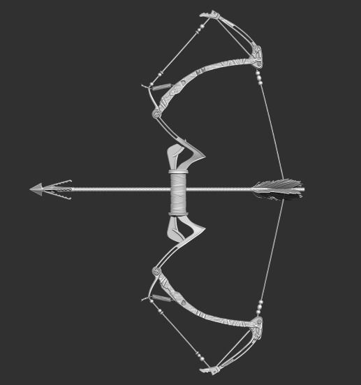 ALOY BOW - HORIZON ZERO DAWN - HIGH POLY 3D model 3D printable | CGTrader