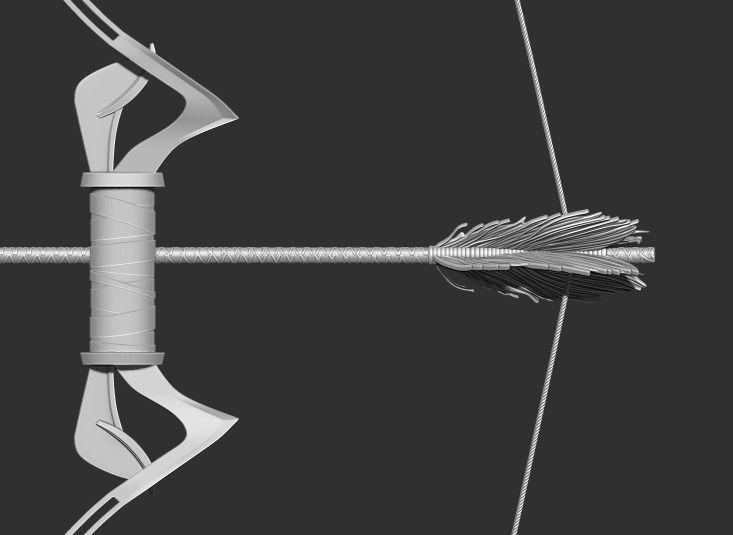 ALOY BOW - HORIZON ZERO DAWN - HIGH POLY 3D model 3D printable | CGTrader