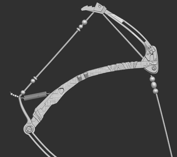 ALOY BOW - HORIZON ZERO DAWN - HIGH POLY 3D model 3D printable | CGTrader