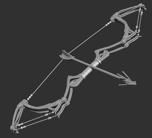 ALOY BOW - HORIZON ZERO DAWN - HIGH POLY 3D model 3D printable | CGTrader