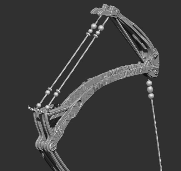 ALOY BOW - HORIZON ZERO DAWN - HIGH POLY 3D model 3D printable | CGTrader