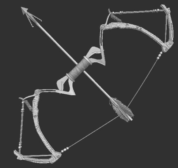 ALOY BOW - HORIZON ZERO DAWN - HIGH POLY 3D model 3D printable | CGTrader