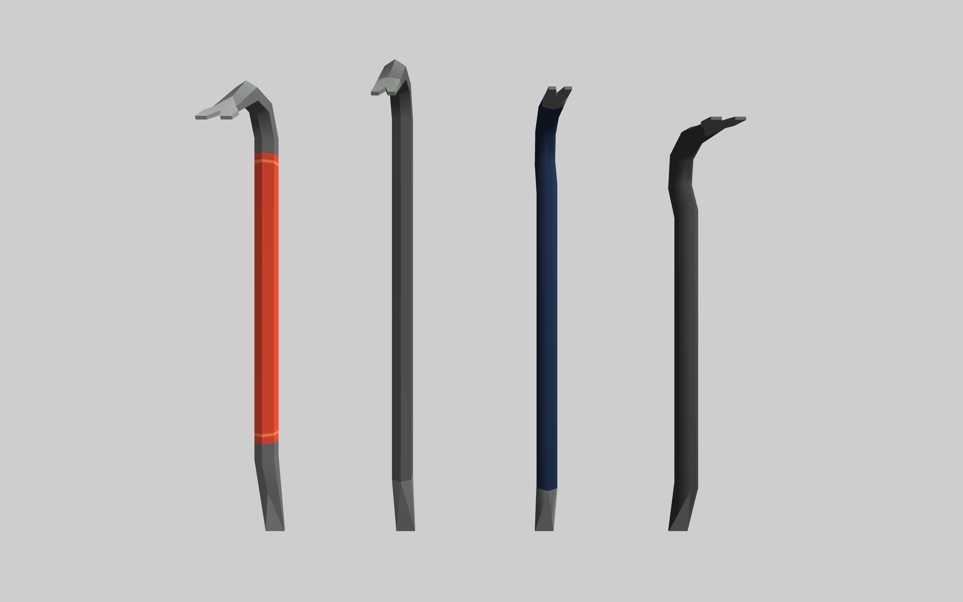 3D model Low poly Melee and Tools VR / AR / low-poly | CGTrader