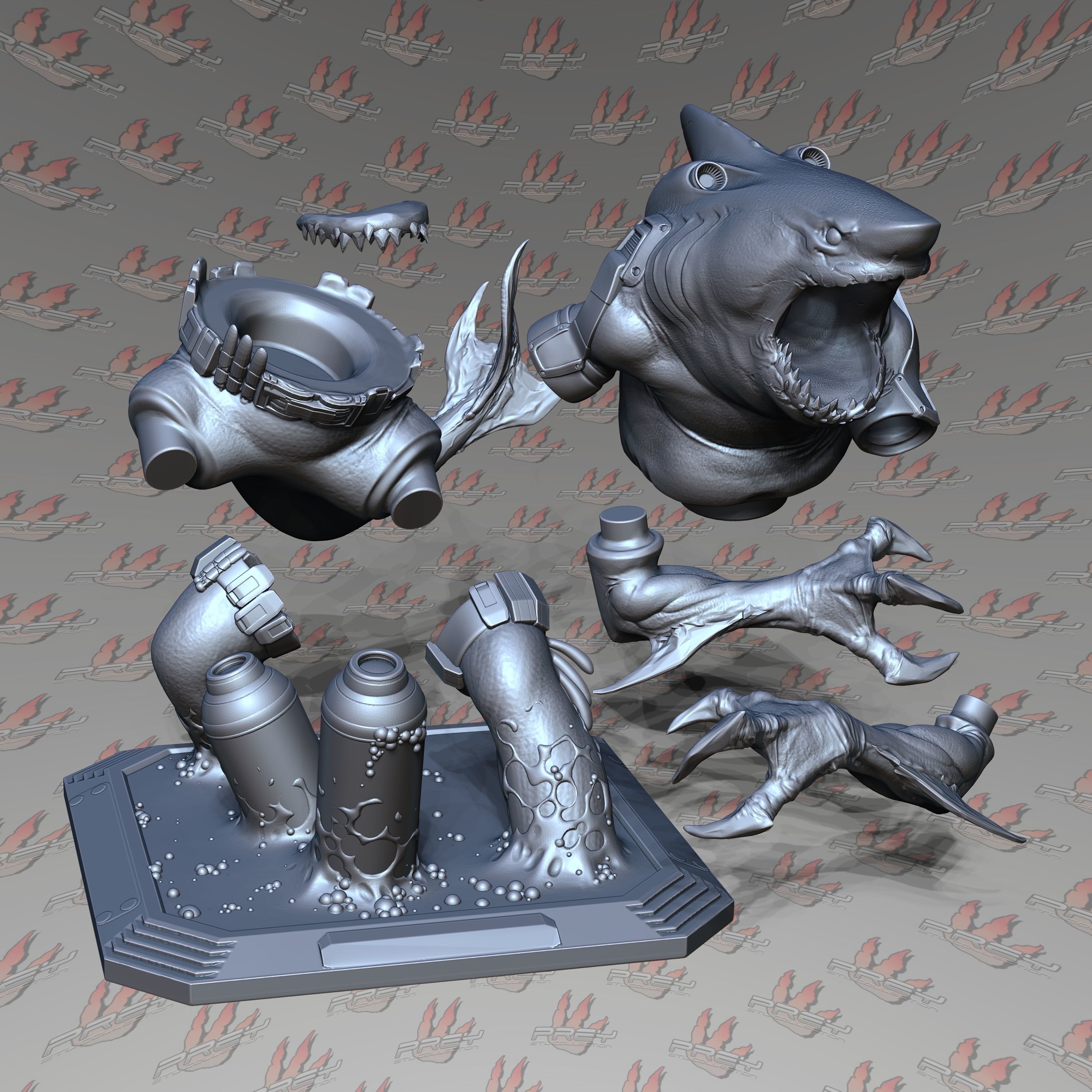 ARMAGGON 1-24 SCALE PRESUPPORTED 3D model 3D printable | CGTrader
