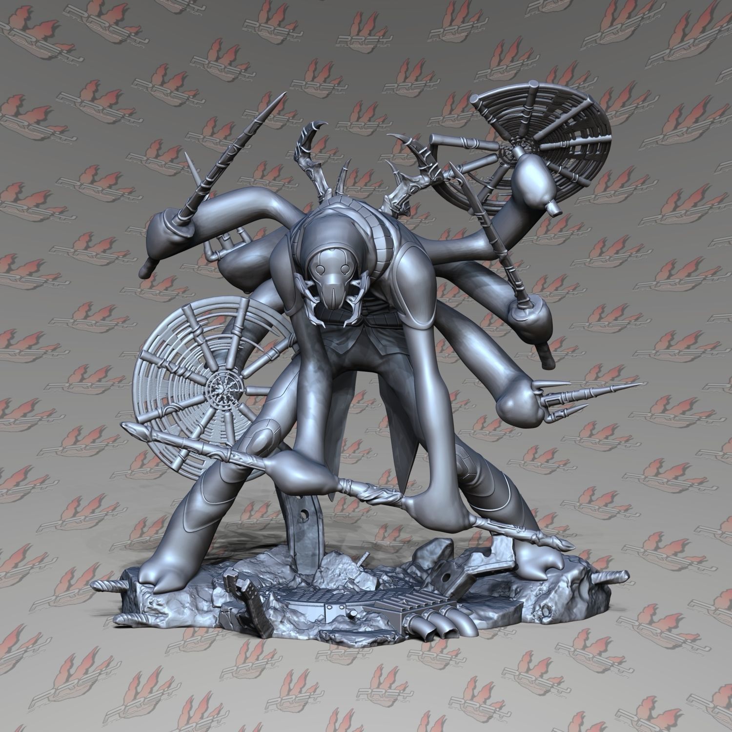 HAKK-R 1-10 SCALE PRESUPPORTED 3D model 3D printable | CGTrader