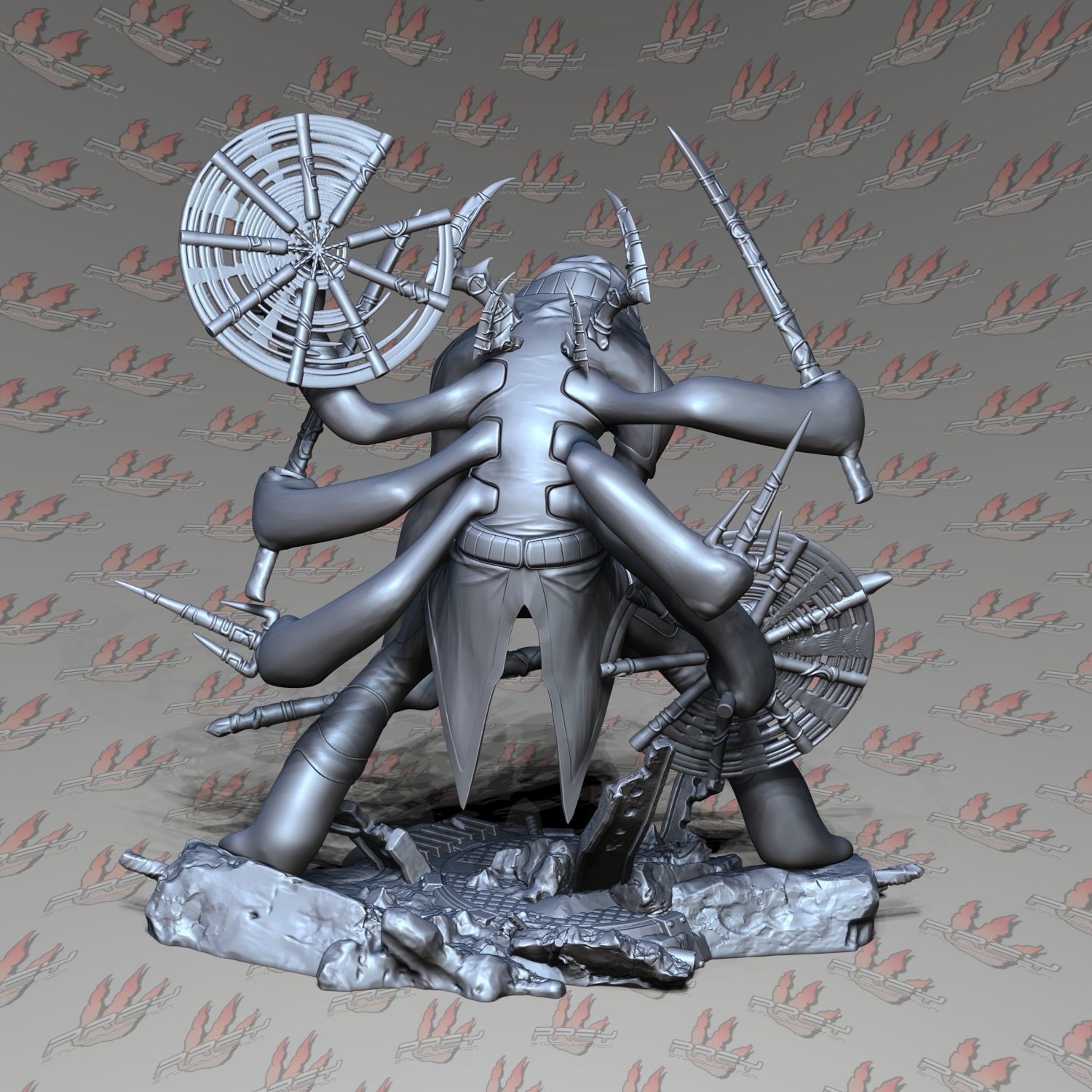 HAKK-R 32mm SCALE PRESUPPORTED 3D model 3D printable | CGTrader