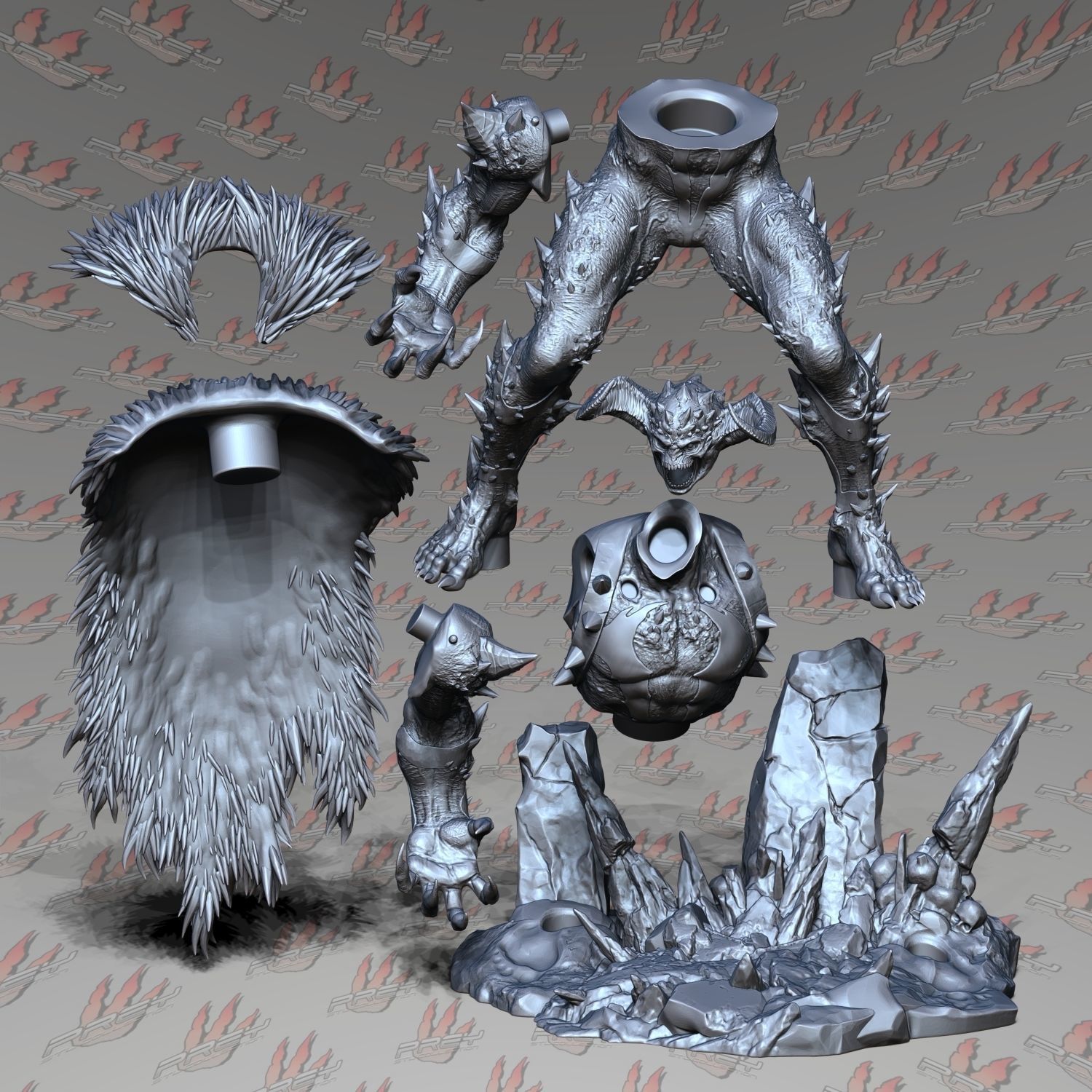 OMEGA SPAWN 1-10 SCALE PRESUPPORTED 3D model 3D printable | CGTrader