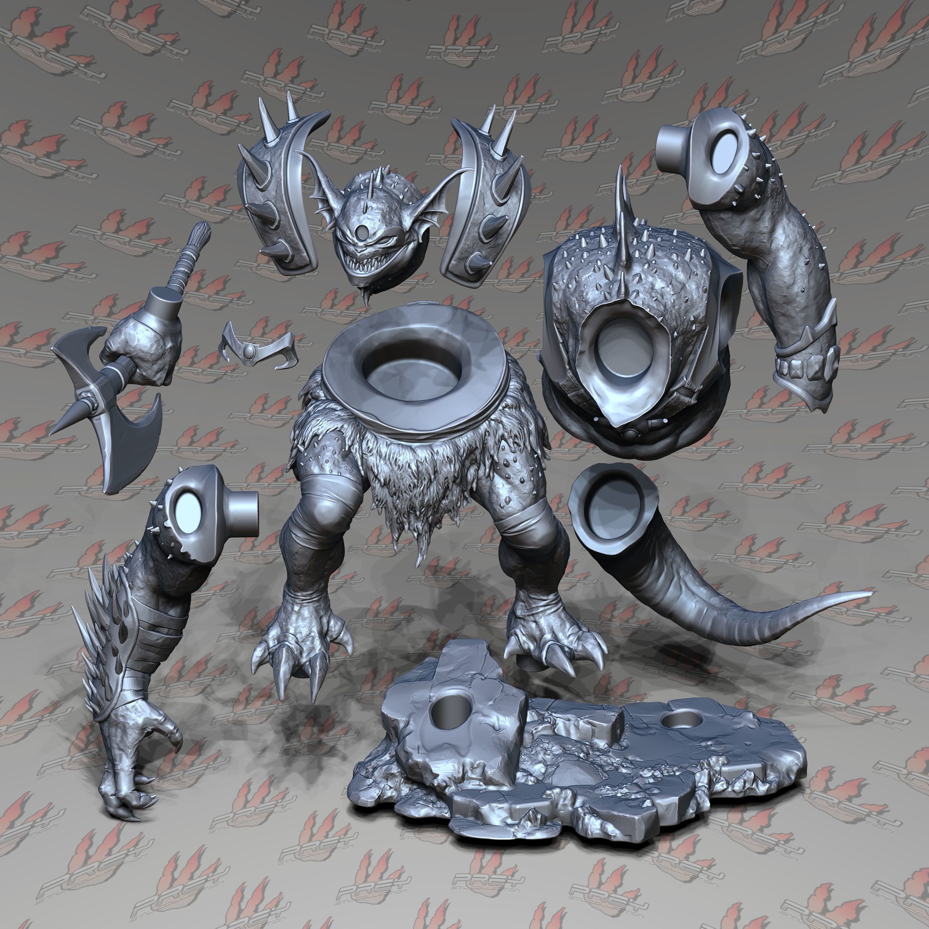 SLITHE 1-24 SCALE PRESUPPORTED 3D model 3D printable | CGTrader