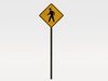 3D model Crosswalk Sign 3D model Low-Poly VR / AR / low-poly | CGTrader