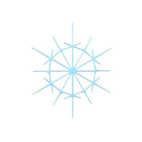 3D model Snowflake V1 002 VR / AR / low-poly | CGTrader