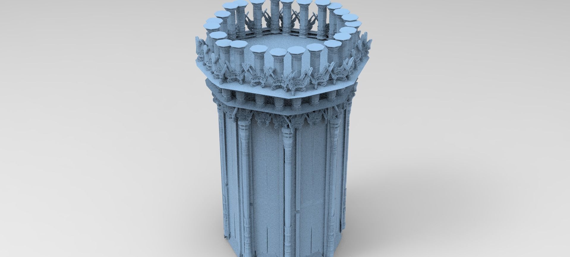 Celtic Tower 1 3D model | CGTrader