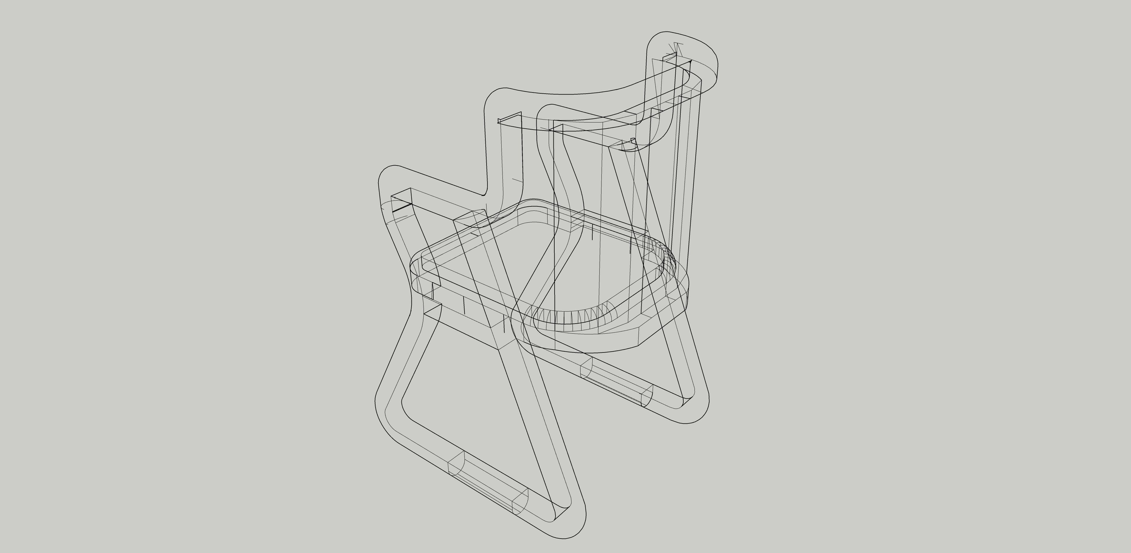 generic wooden chair 3D model | CGTrader
