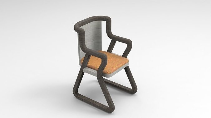 generic wooden chair 3D model | CGTrader