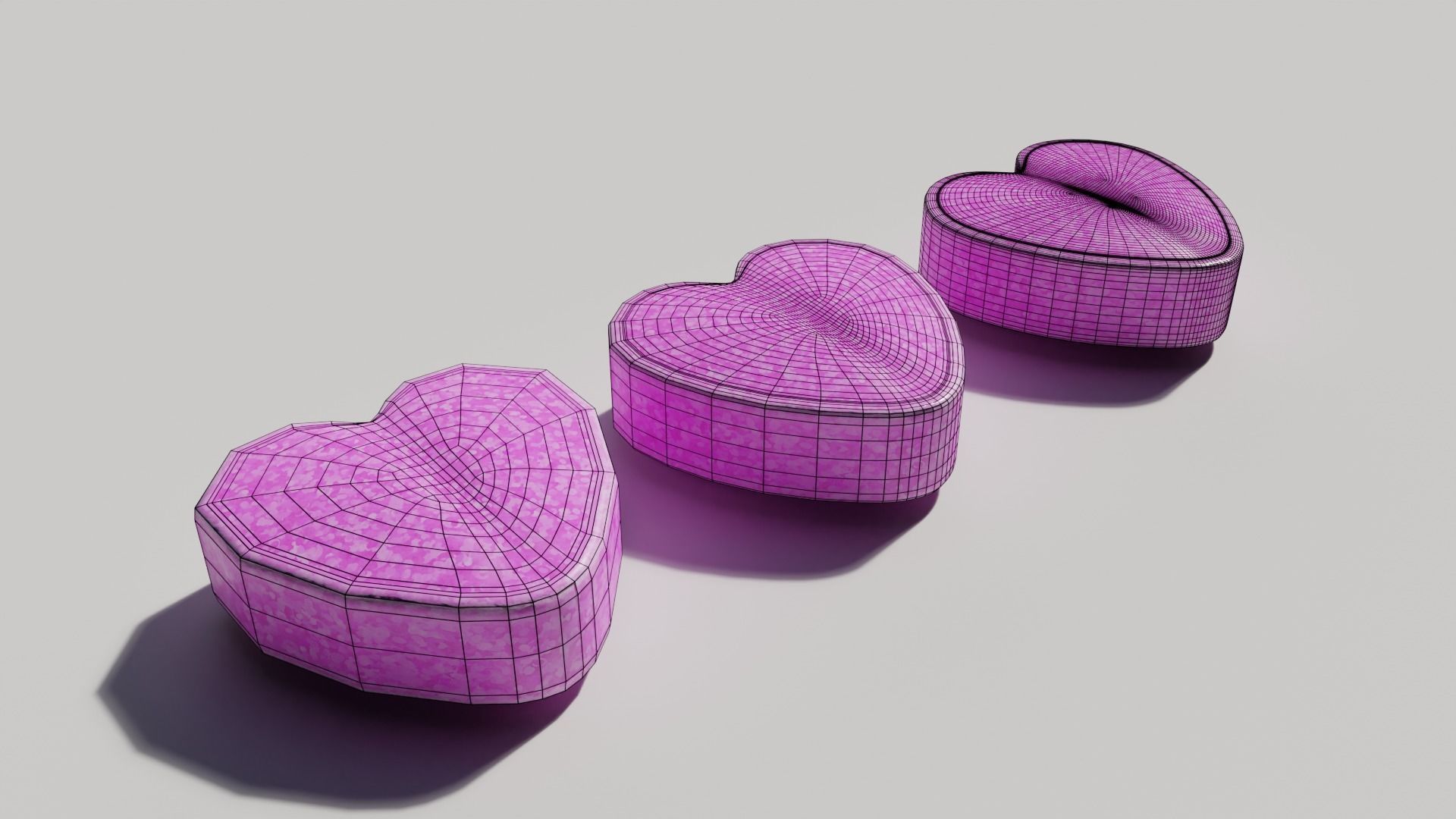 Abstract Heart free VR / AR / low-poly 3D model | CGTrader
