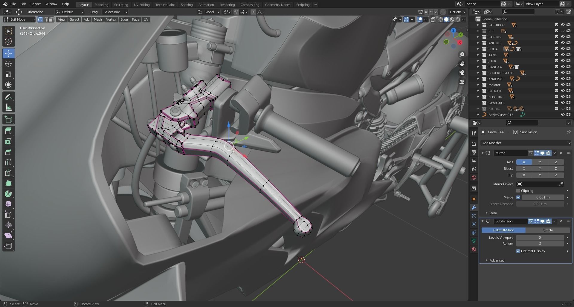 3D model DUCATI PANIGALE V4 WSBK 2019 FULL CARBON VR / AR / low-poly | CGTrader