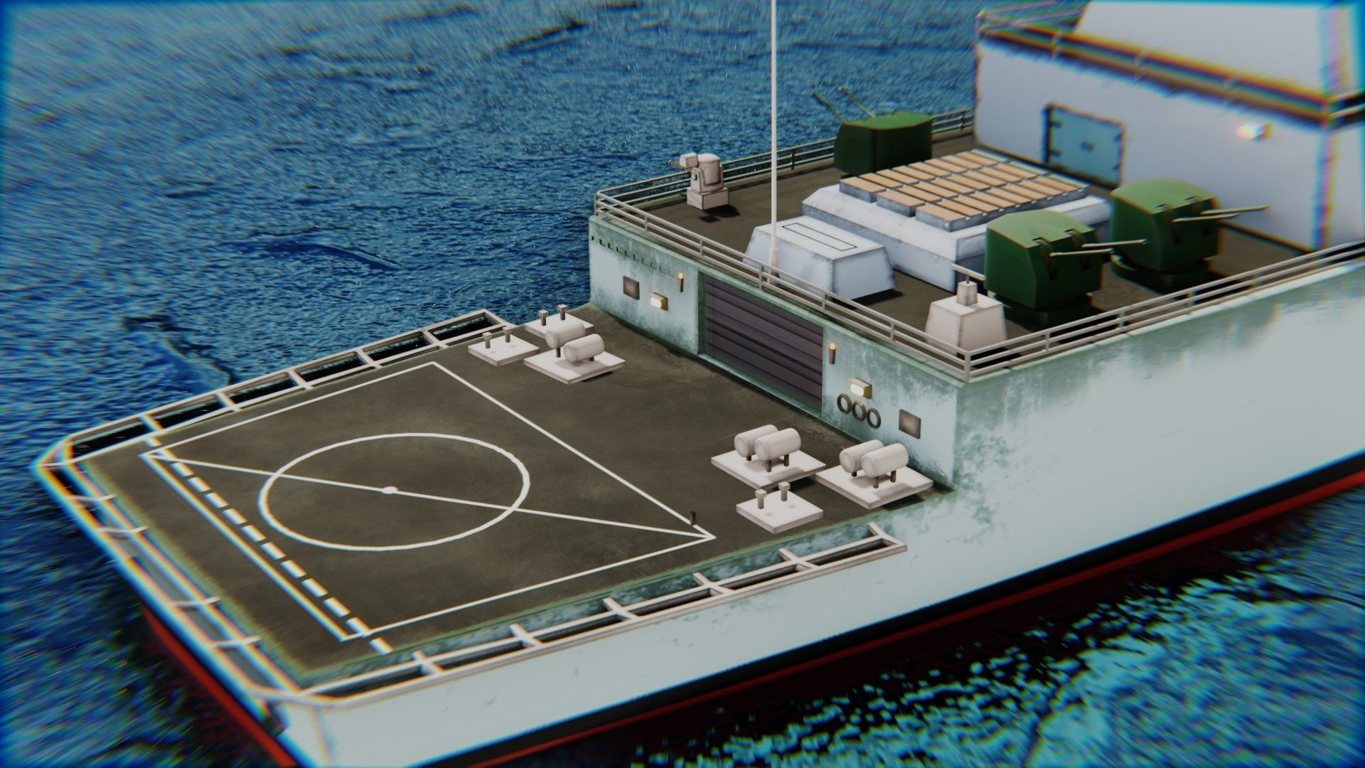 3D model Destroyer ship VR / AR / low-poly | CGTrader