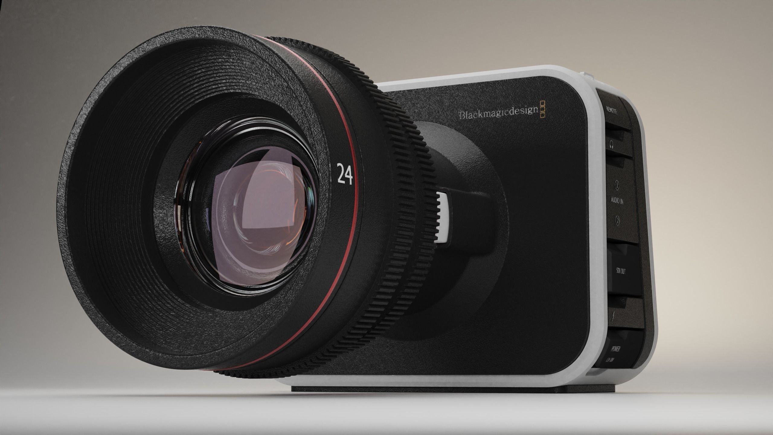 Blackmagic Production Camera 4K - 3D Model 3D model | CGTrader