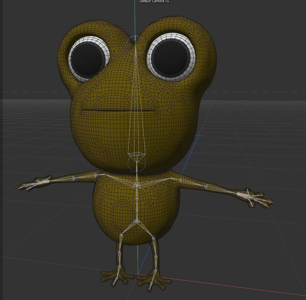 Frog 3D model character 3D model rigged | CGTrader