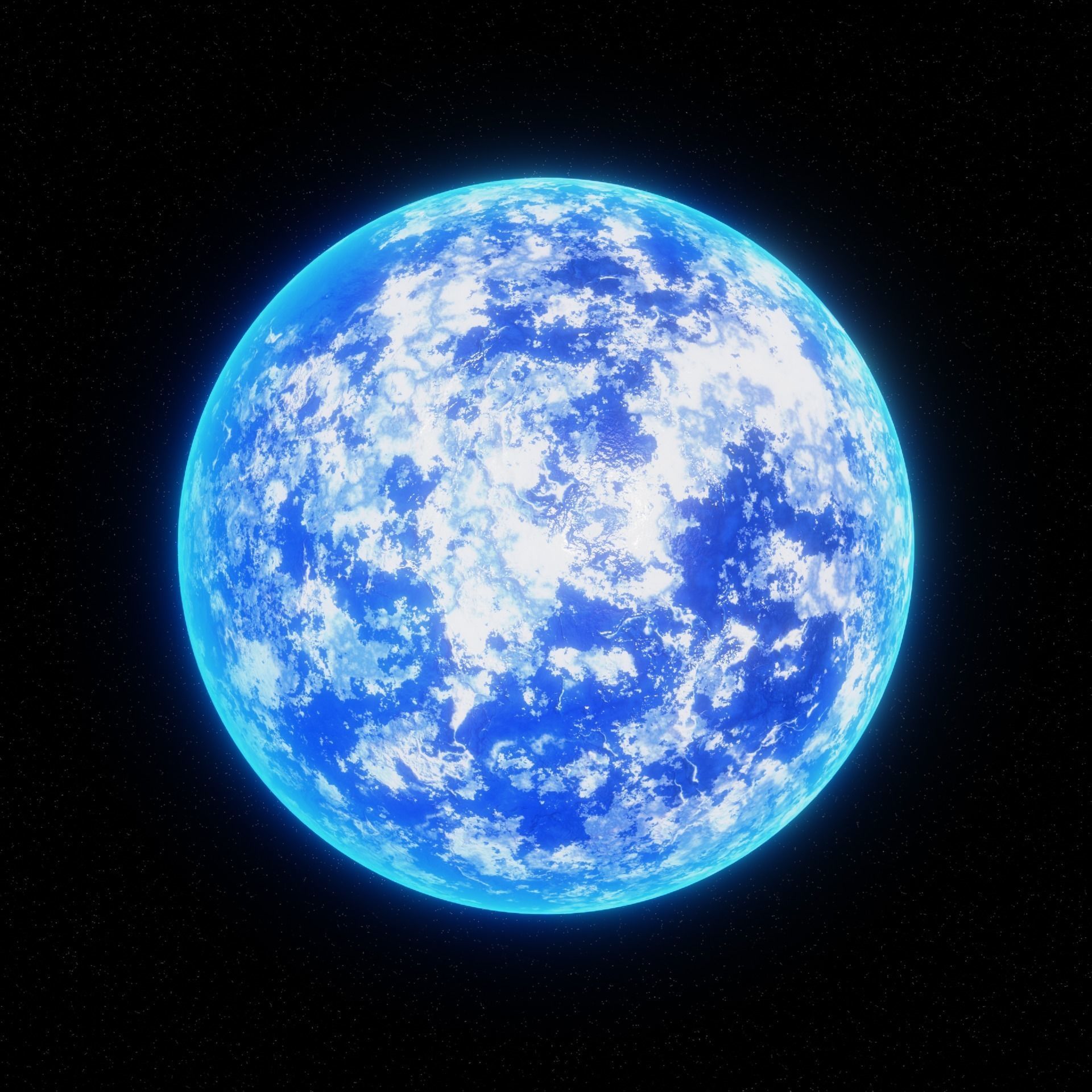 3D model Icy Planet VR / AR / low-poly | CGTrader