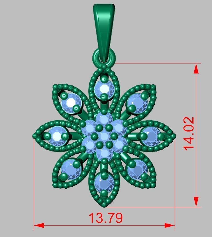 Exclusive Pendant model 3D 0170 printable model-14 3D model 3D ...