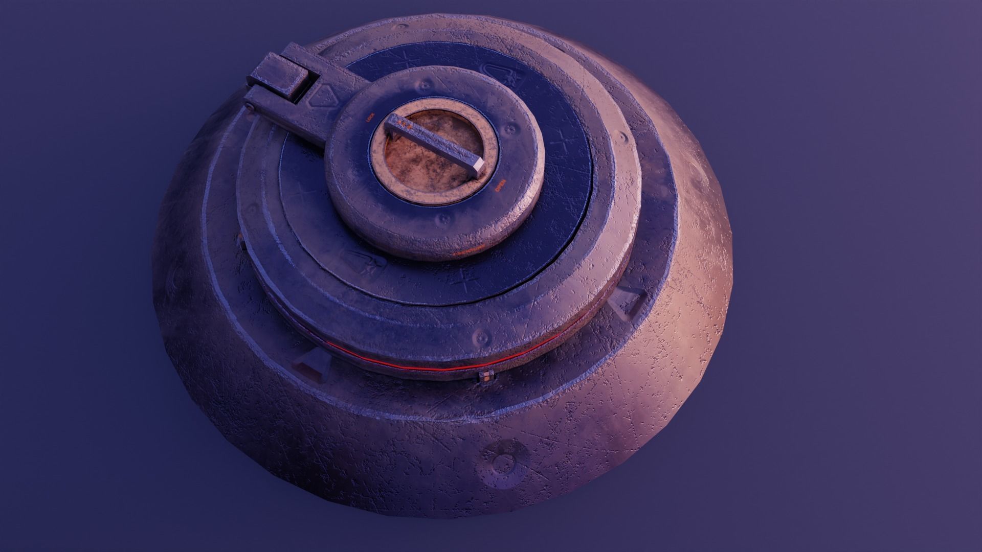 3D model Sci-fi pod capsule lowpoly model VR / AR / low-poly | CGTrader