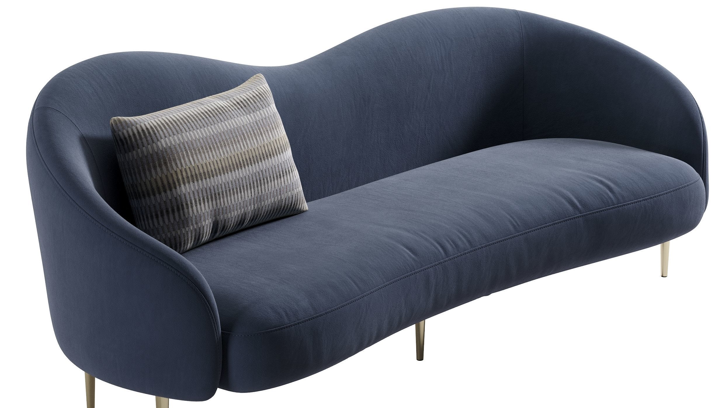 Shurtz Upholstered Sofa 3D model | CGTrader