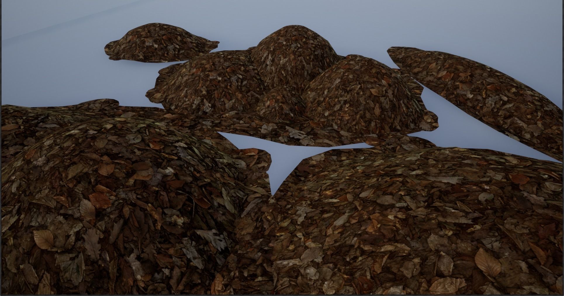 3D model Fallen Leaf Piles and Stacks VR / AR / low-poly | CGTrader