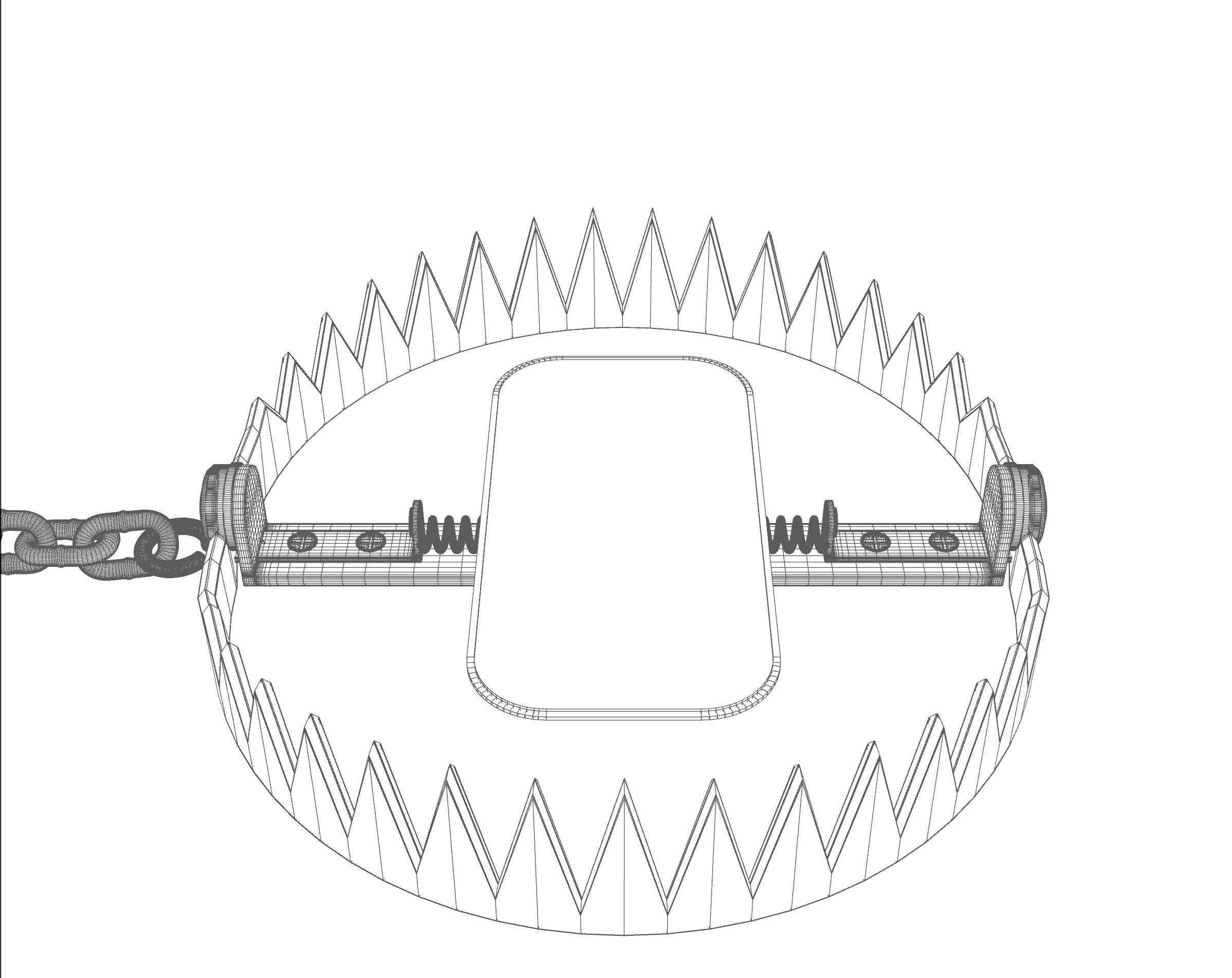 Metal Animal Trap 3D model | CGTrader