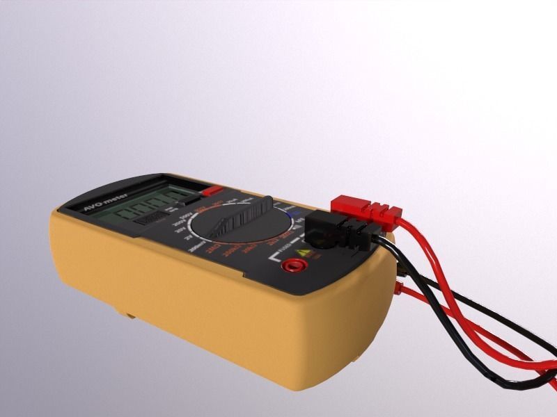 3D model Digital Electronic AVO Meter VR / AR / low-poly | CGTrader