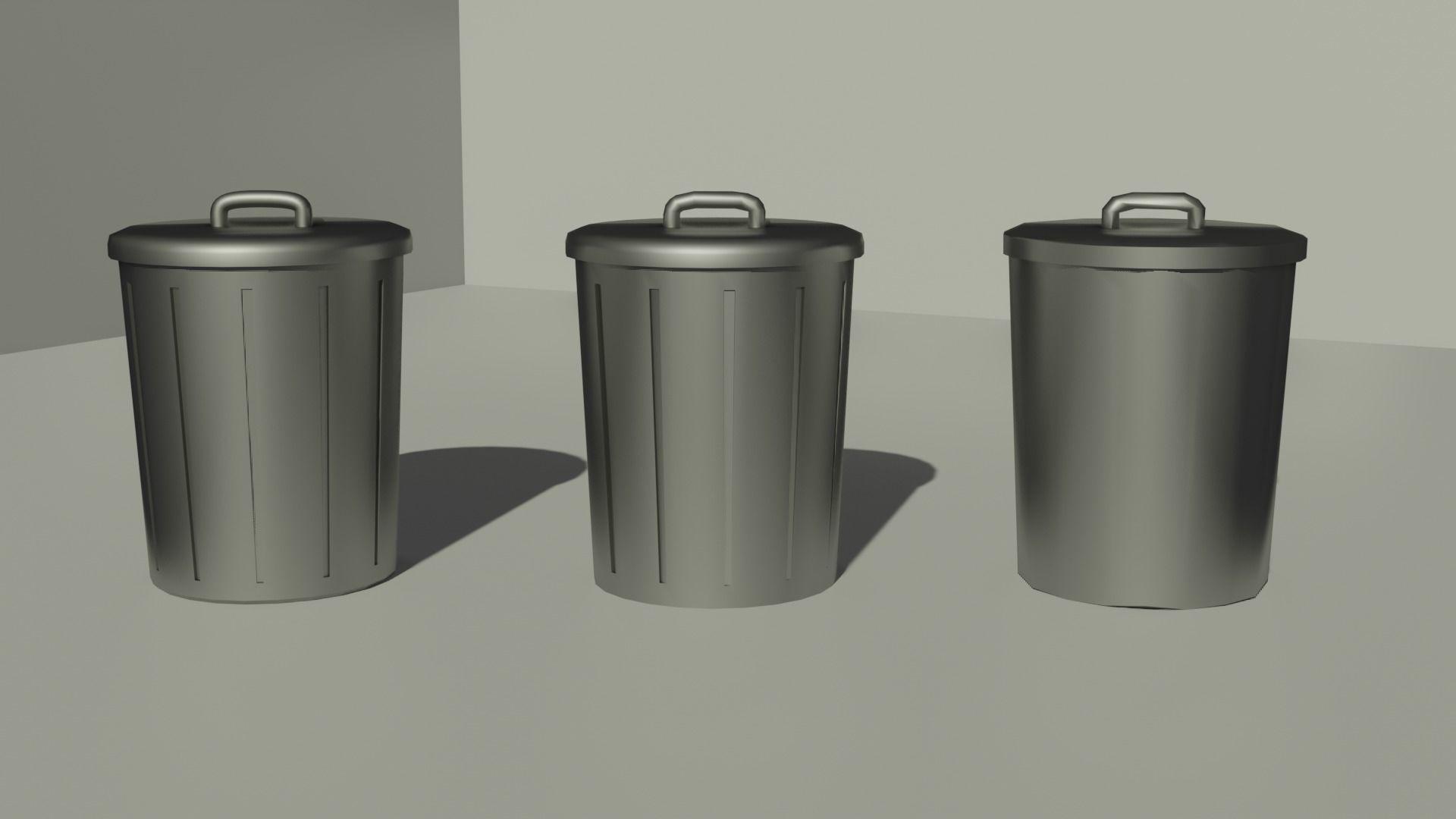 Garbage Can free VR / AR / low-poly 3D model | CGTrader