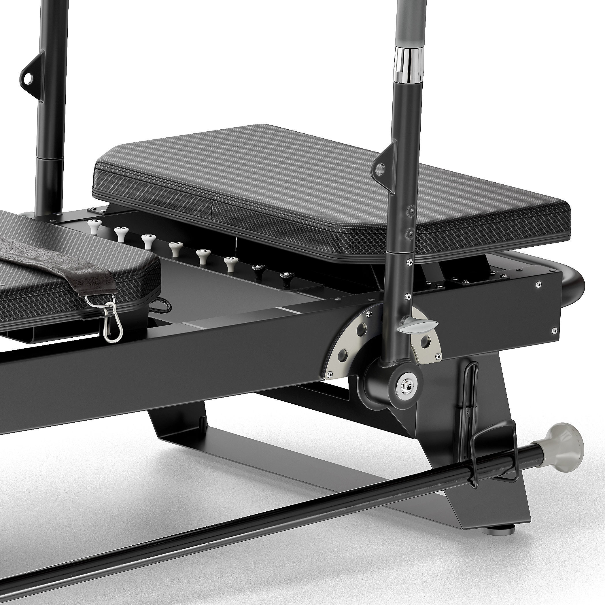 Sports trainer Pilates Reformer Machine 3D model | CGTrader