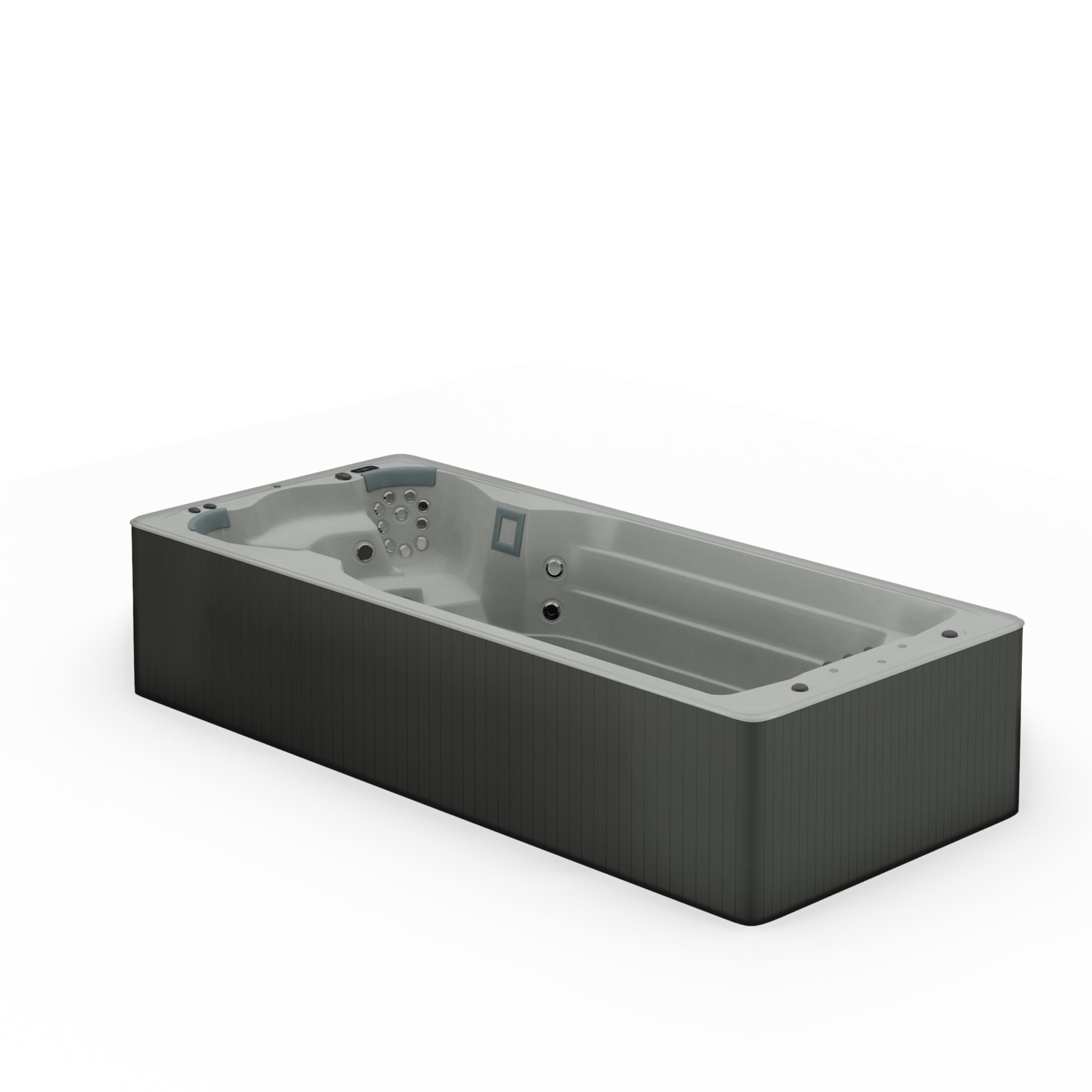 3D model 3D model of Hot Tub Jacuzzi Swim Life DualStream VR / AR / low ...