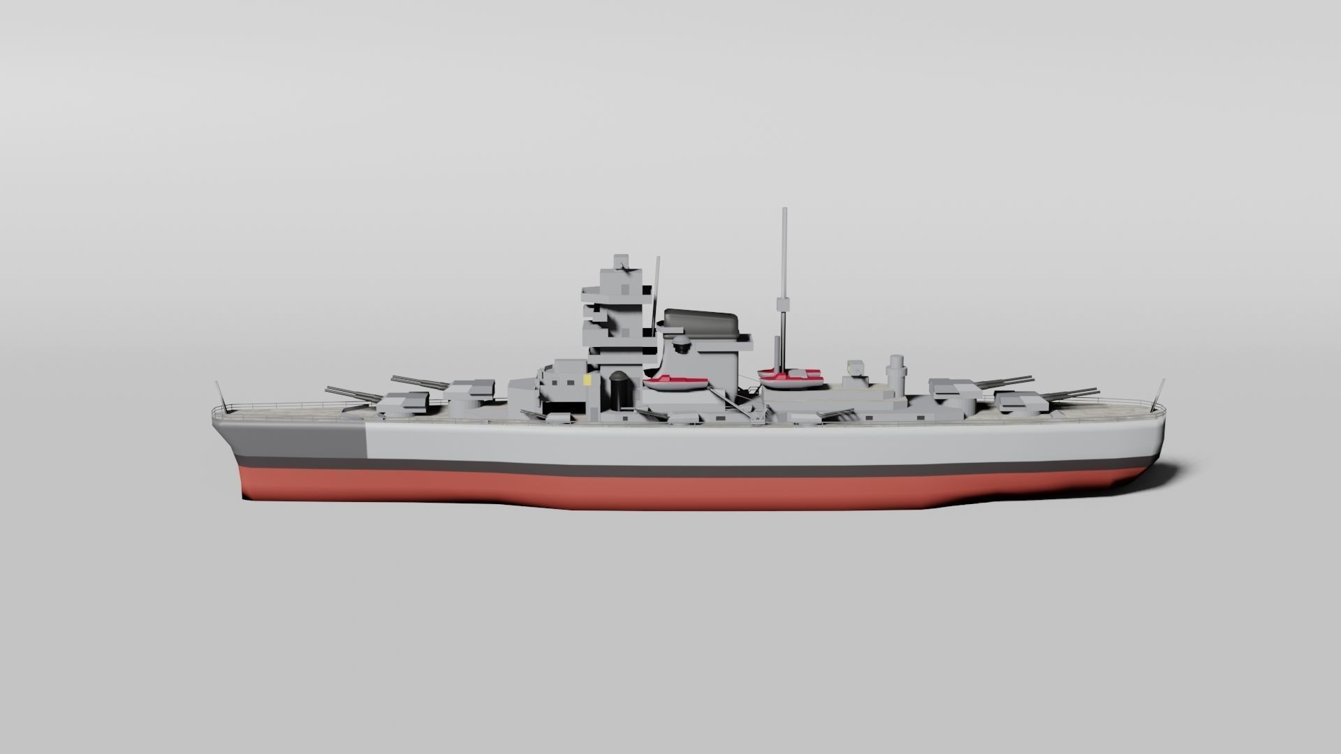 Historical German WW2 battleship 3D model | CGTrader