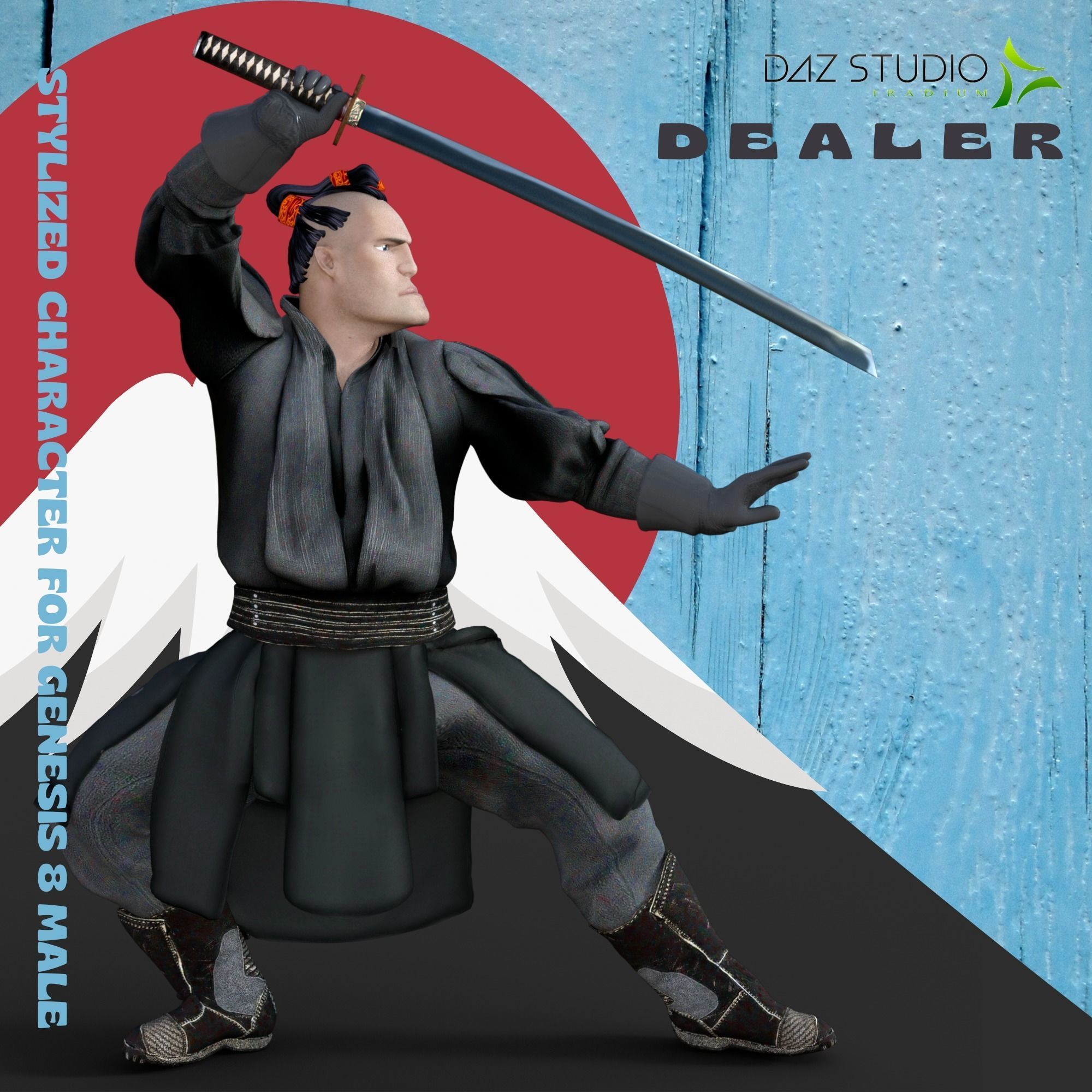 3D model Dealer G8M for DAZ Studio VR / AR / low-poly | CGTrader