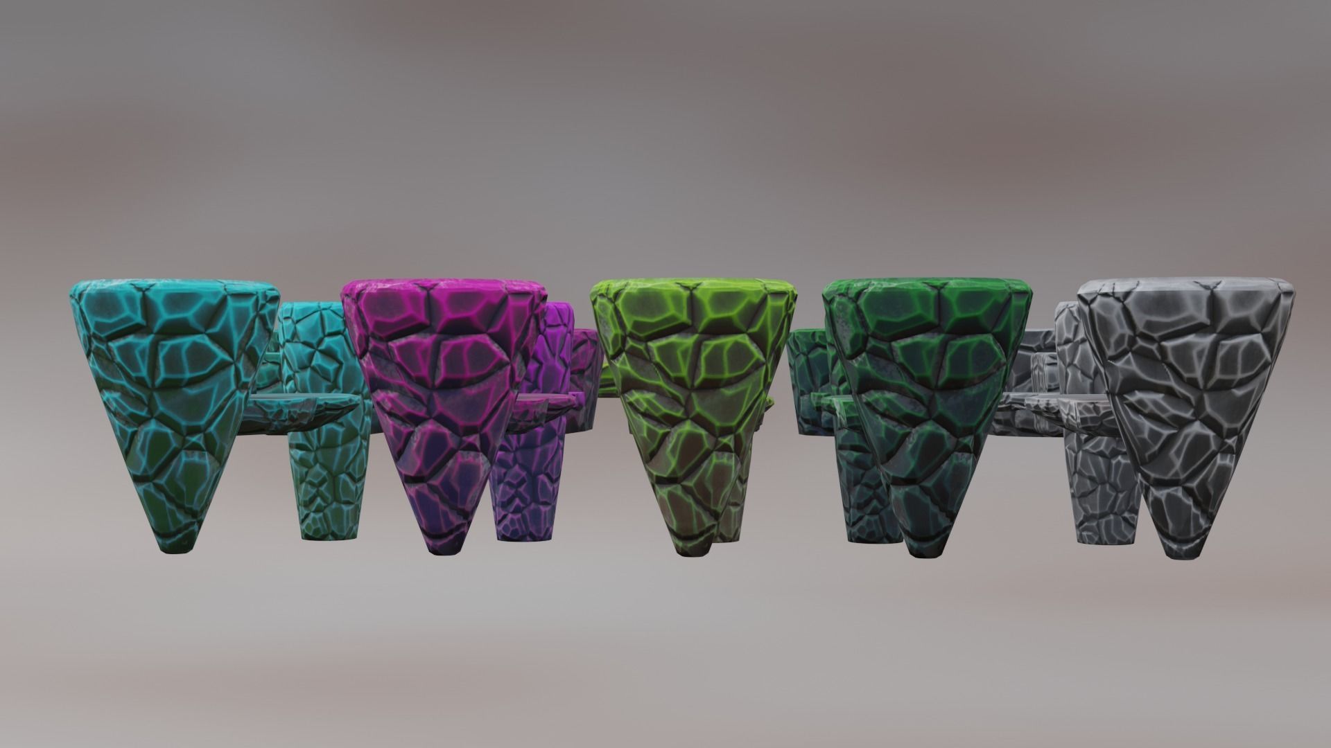 3D model Stylized low poly rocks pack VR / AR / low-poly | CGTrader